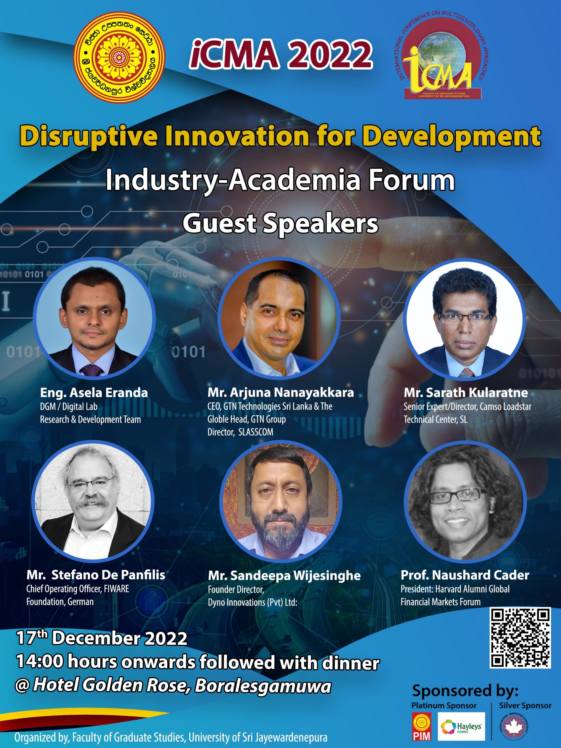 Industry-Academia Forum (iCMA2022) – International Conference on ...